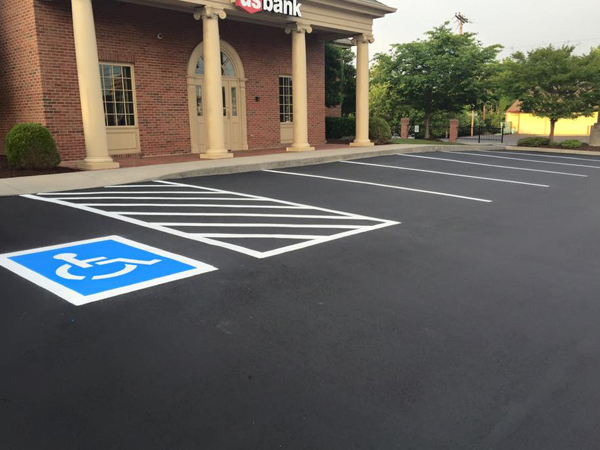 Parking Lot Safety Signs | ABC Paving & Sealcoating